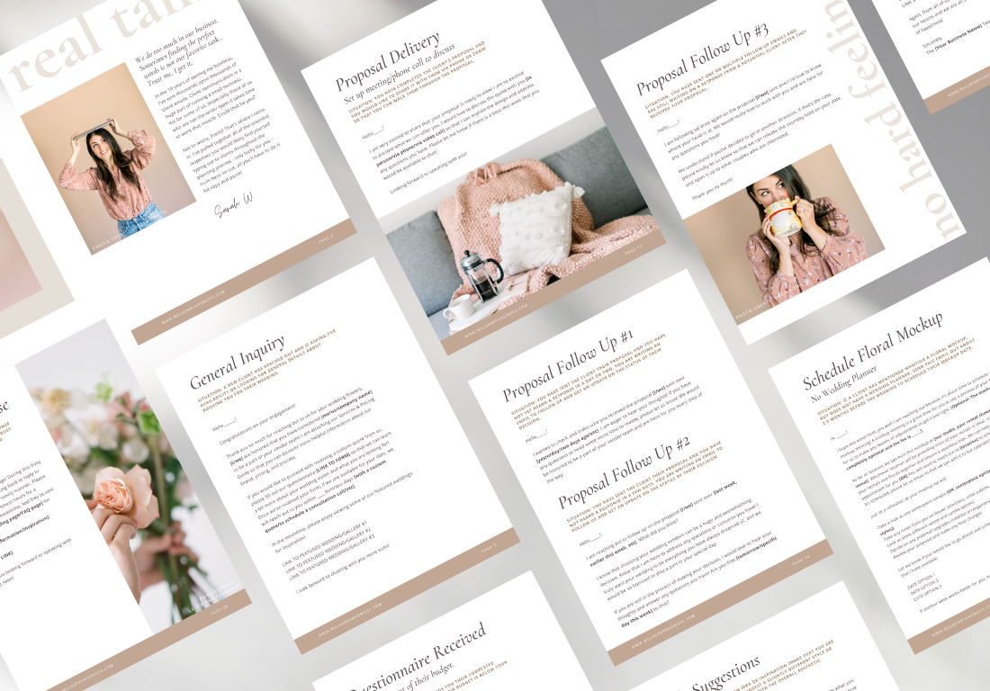 Client E-mail Templates for Wedding Florists – Mulberry & Moss
